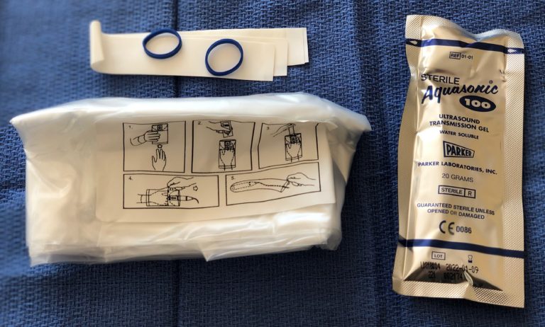 Procedural Radiology Equipment: Sterile Ultrasound Probe Cover - Stepwards